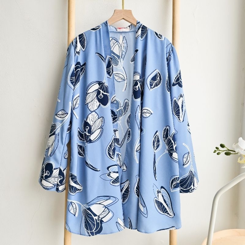 Jual Emikoawa - Yeona Outer biru | Shopee Indonesia