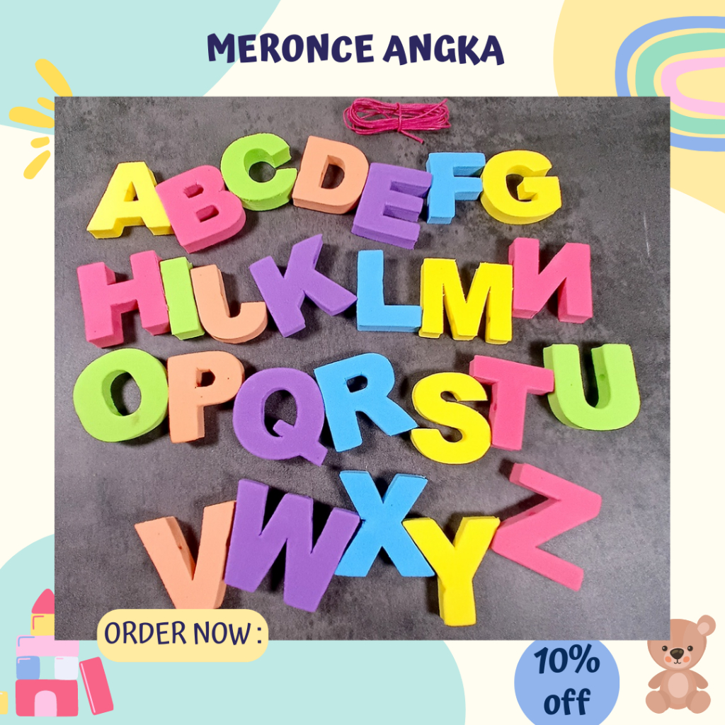 Jual Meronce Geometri Spon Mainan Anak Berbagai bentuk | Shopee Indonesia