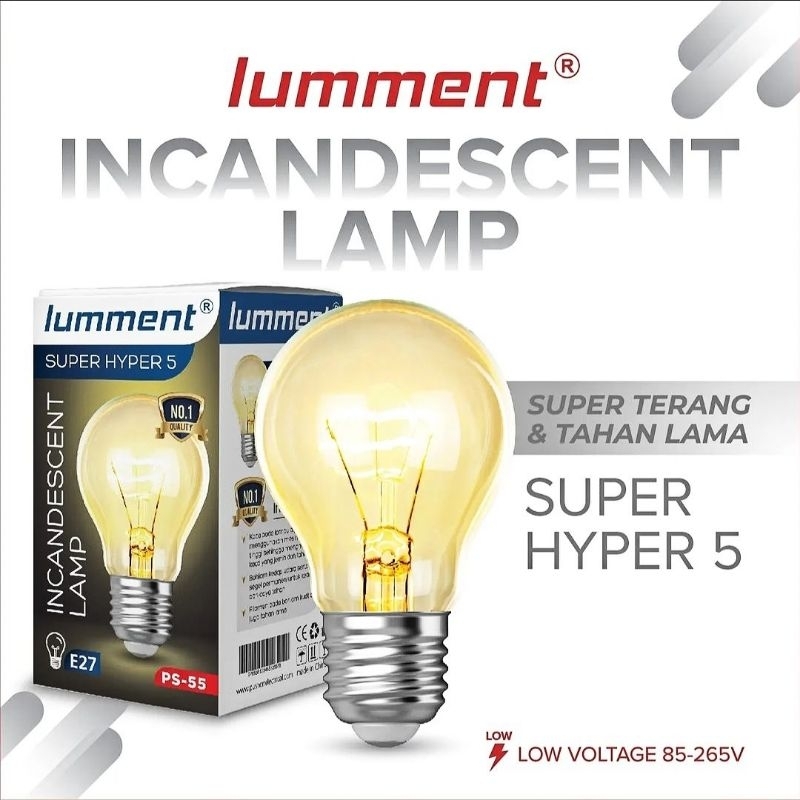 Jual Lampu Pijar 5W PS55 Bohlam E27 Filament 5 Watt Bulb Kaca Dop Ayam ...