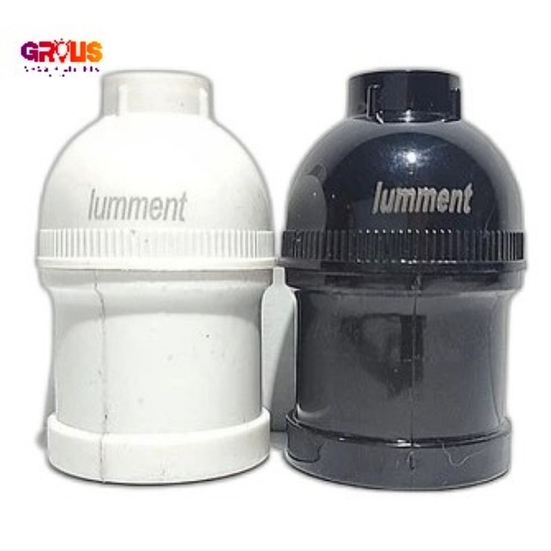 Jual Fitting Gantung E27 Fiting Hitam Putih Fitting Lampu Listrik Model Broco Pin Kuningan ...