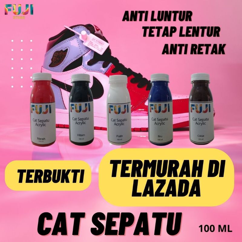 Jual Cat Sepatu kanvas dan kulit - suede Acrylic 100 ML Termurah Dan ...
