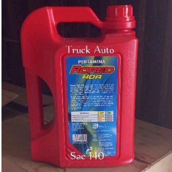 Jual Oli gardan pertamina rored hda 140 galon 4 liter 4L sae 140 ...