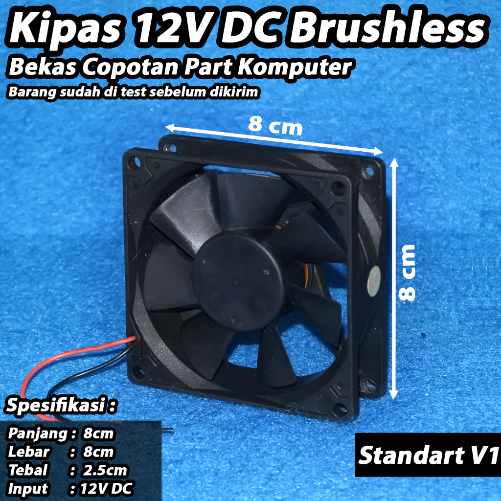 Jual Kipas Kipas Fan Pendingin 12V DC Standart | Shopee Indonesia
