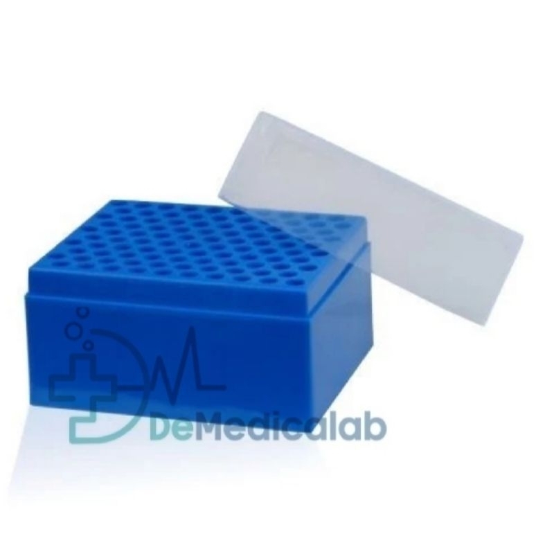 Jual Box Blue Tips Onelab / Wadah Box Plastik Micropipet Tip Biru ...