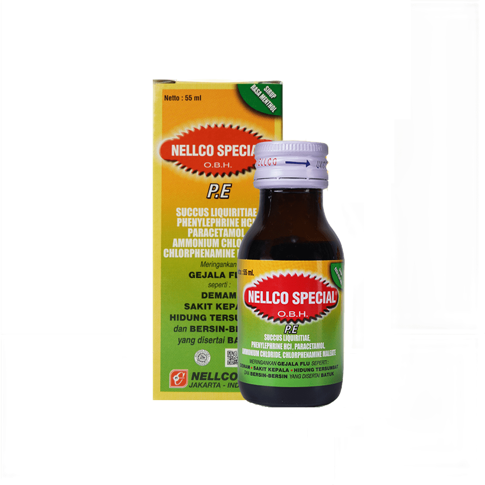 Jual OBH NELLCO SPECIAL PE SIRUP 55 ML | Shopee Indonesia