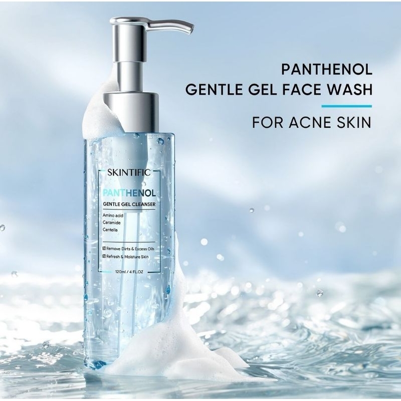 Jual SKINTIFIC Panthenol Gel Cleanser 120ml | Shopee Indonesia