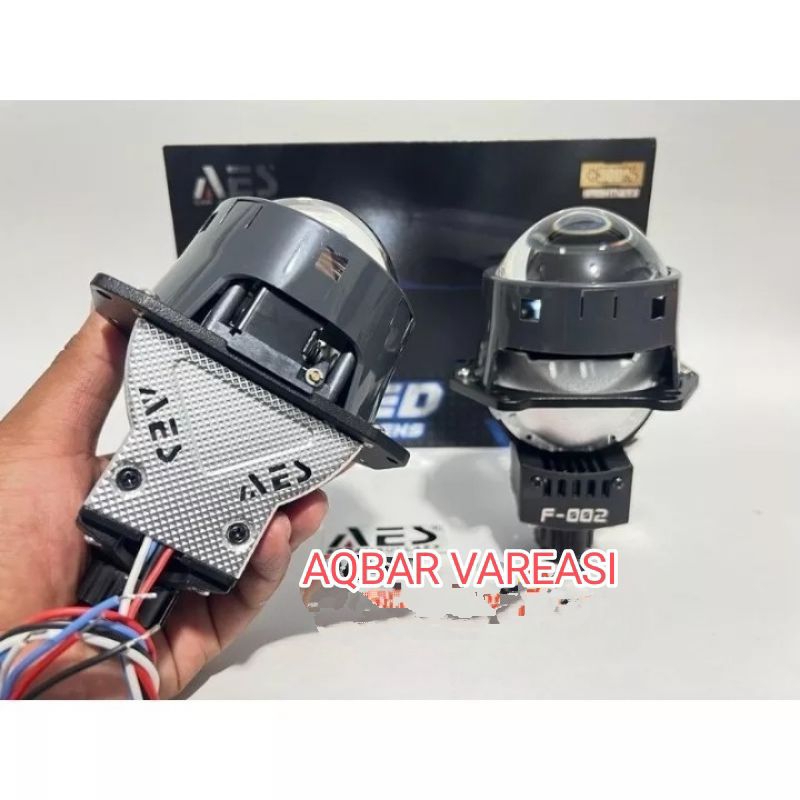 Jual PROJECTOR BILED AES F002 65WAT 3inch power high blue lenz | Shopee ...