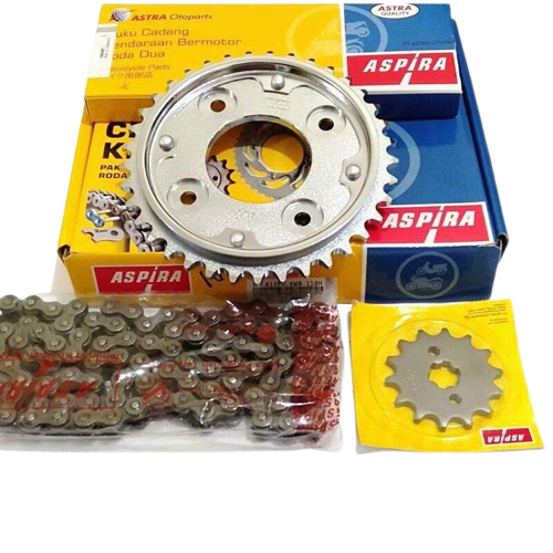 Jual Gearset Gir Depan Belakang aspira motor honda Blade dan Absolute ...