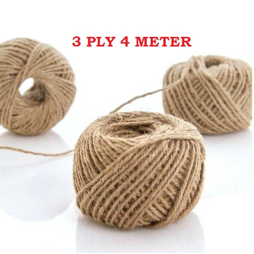 Jual Tali Rami Halus 3 PLY 4 Meter - Tali Goni Klip kayu - Tali ...