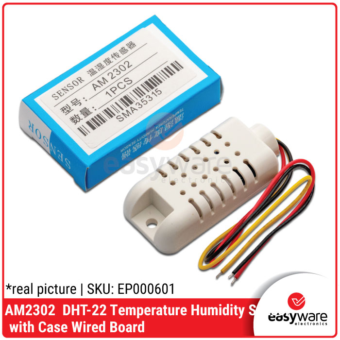 Jual DHT22 DHT-22 AM2302 Humidity & Temperature With Case Wired Sensor ...