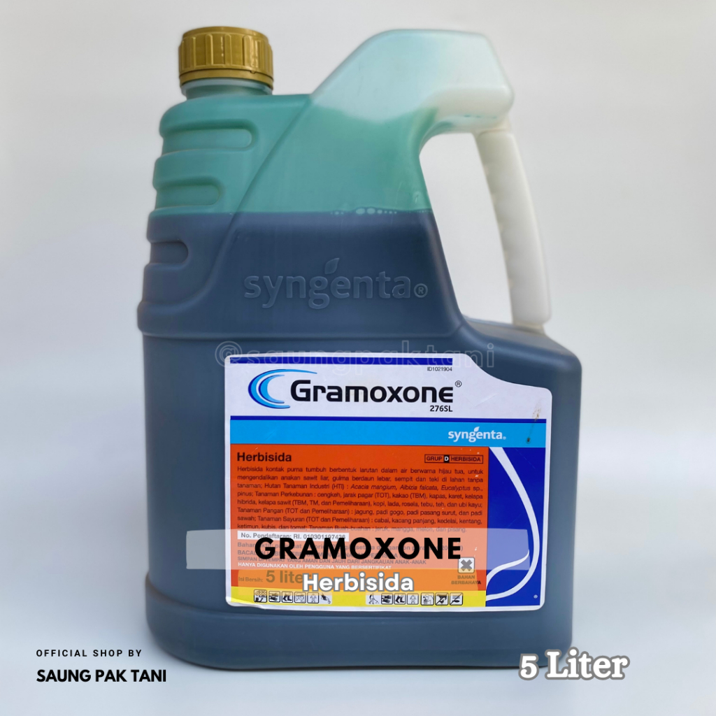 Jual GRAMOXONE 276SL 5 LITER HERBISIDA RACUN PEMBASMI RUMPUT GULMA ...