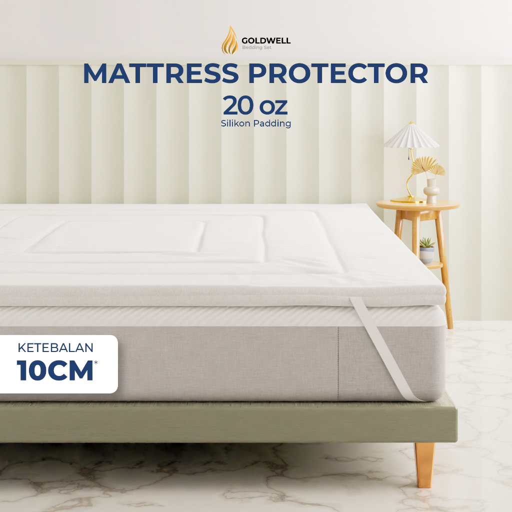 Jual Matras Protector Microgel Latex Xtra Tebal Silikon Premium Topper ...