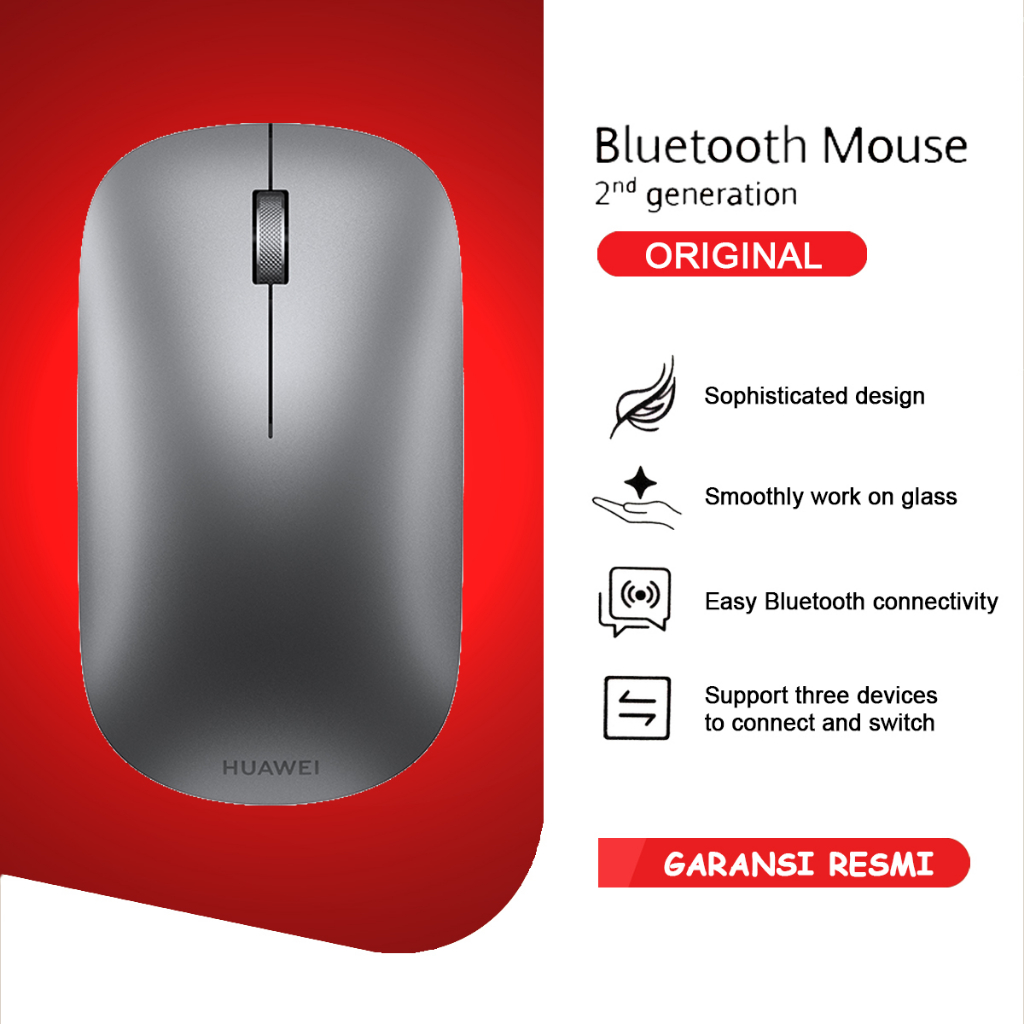 Jual HUAWEI Bluetooth Mouse CD23 (2nd generation) | Shopee Indonesia
