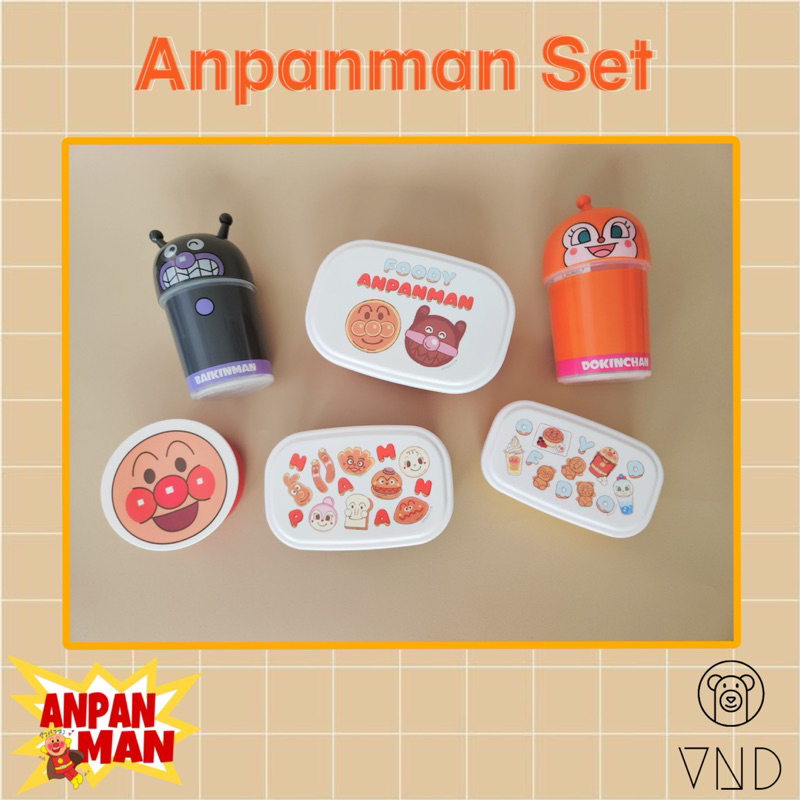 Jual Anpanman Bento Set (Dijual Terpisah)/ Kotak Bekal ORI Japan ...