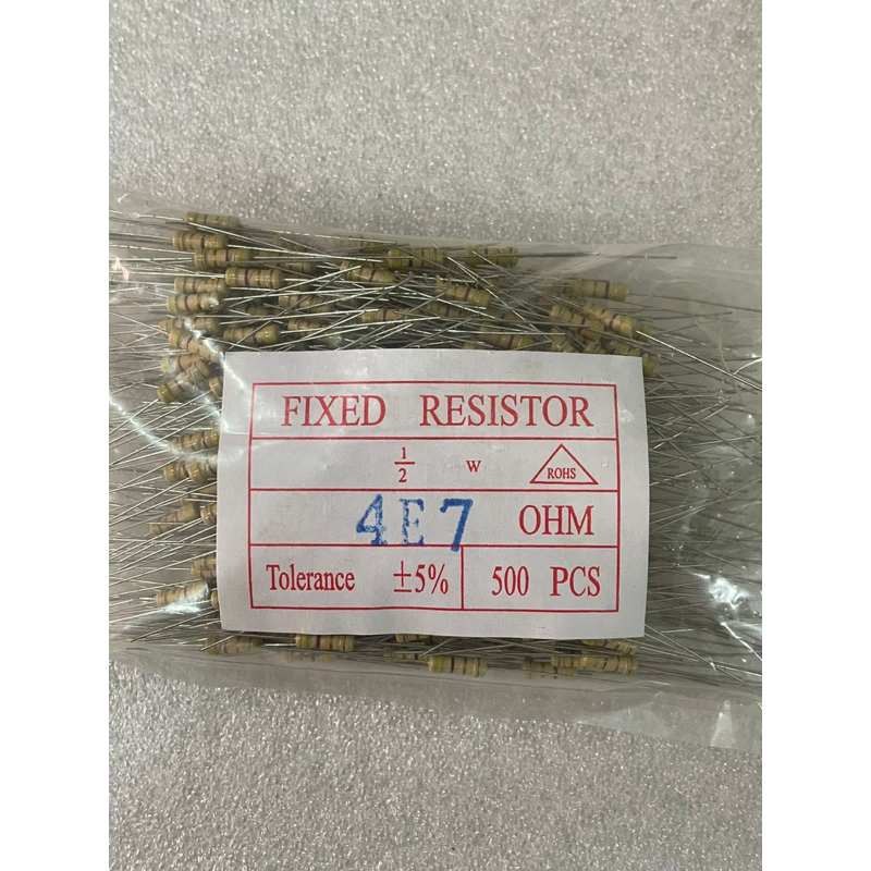 Jual 500pcs Resistor 1/2 Watt Resistor 0.5 Watt ukuran Kilo Ohm ...