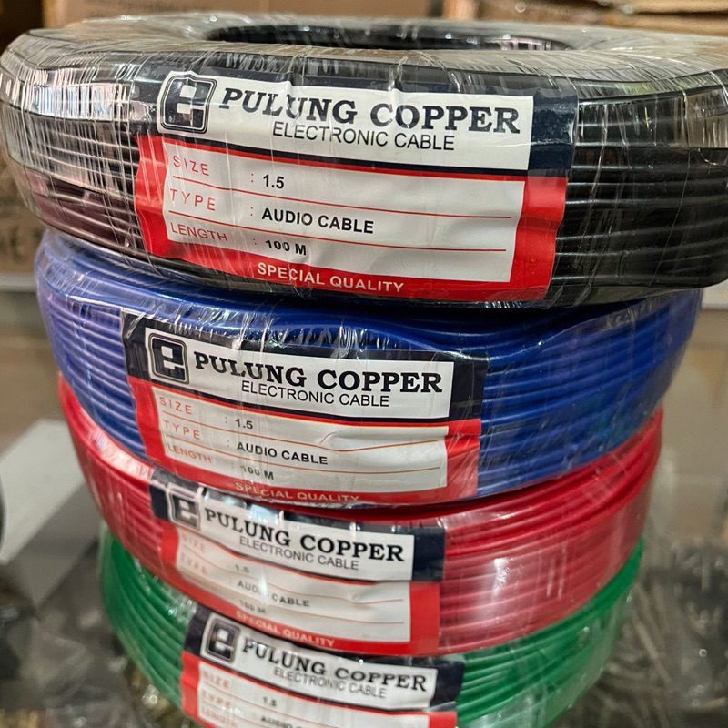 Jual Kabel Serabut / audio NYAF 1.5 mm Roll 100m DAISAKU | Shopee Indonesia
