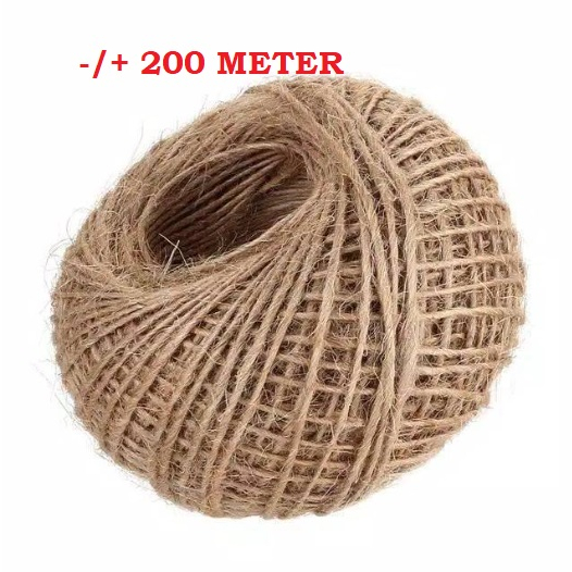 Jual Tali Rami Halus 3 PLY 200 Meter - Tali Goni Klip kayu - Tali ...