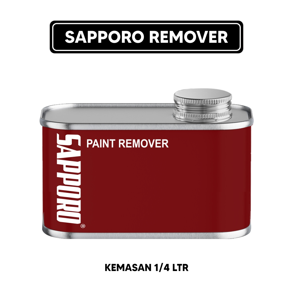 Jual Paint Remover Sapporo 1/4 Ltr (Penghilang Cat / Soda Api) | Shopee ...