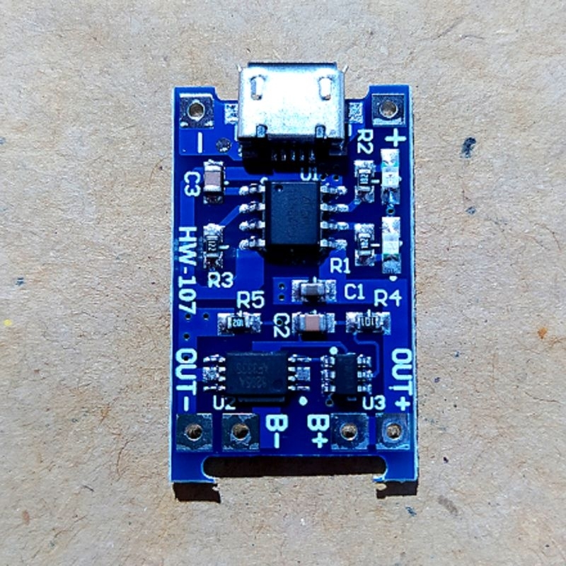 Jual modul cas TP4056 proteksi TYPE MICRO USB HW107 pcb tebal | Shopee ...