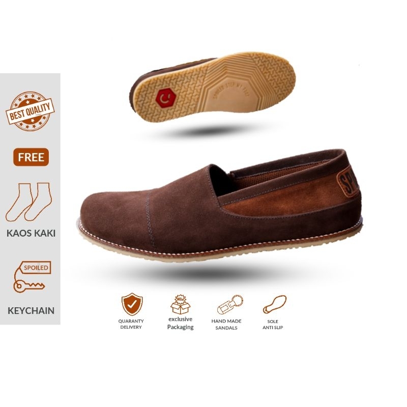 Jual Sepatu Pria Maori Aotea Casual Bahan Suede Bludru Spon Jersey ...
