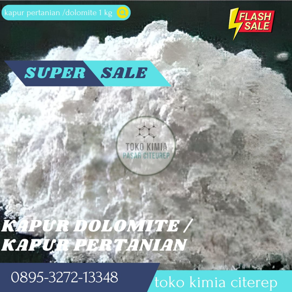 Jual Dolomite 1kg / Kapur Dolomite / Kapur Pertanian / Kapur Dolomite ...