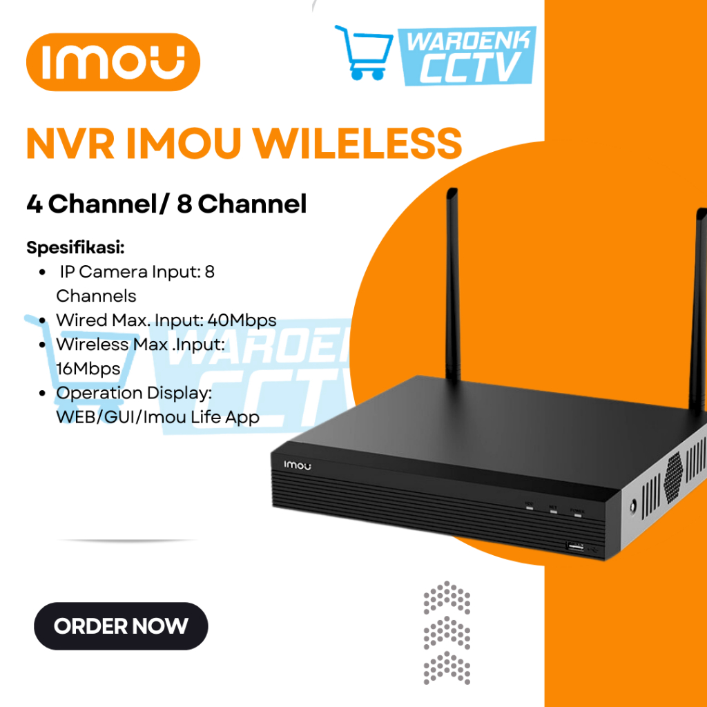 Jual IMOU NVR WILELESS (4 Channel/ 8 Channel) | Shopee Indonesia