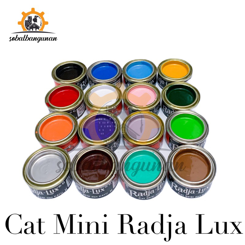 Jual CAT KAYU DAN BESI RADJA LUX 25GR / CAT RADJA LUX 25GR | Shopee ...
