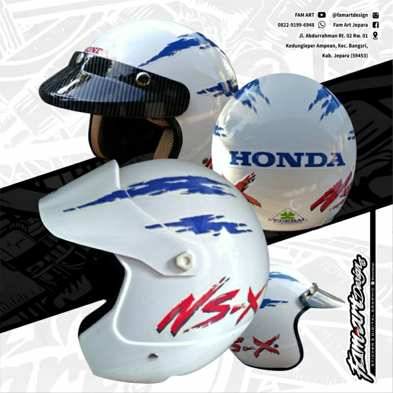 Jual Sticker Helm Honda NSX, Super Glossy | Shopee Indonesia