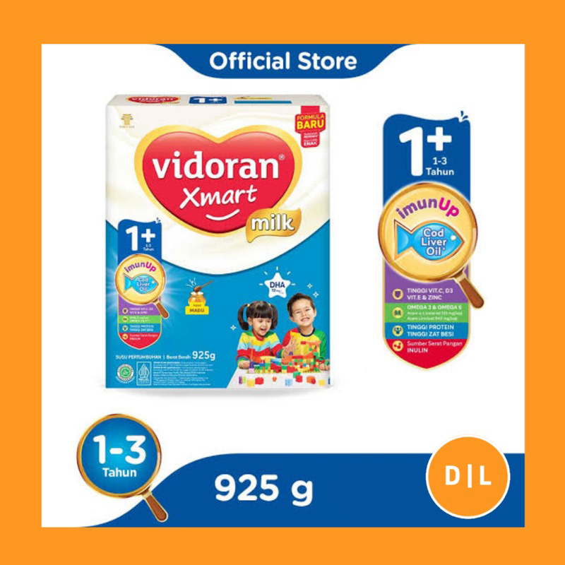Jual VIDORAN XMART 1+ VANILA 925 gr / madu 925gr | Shopee Indonesia