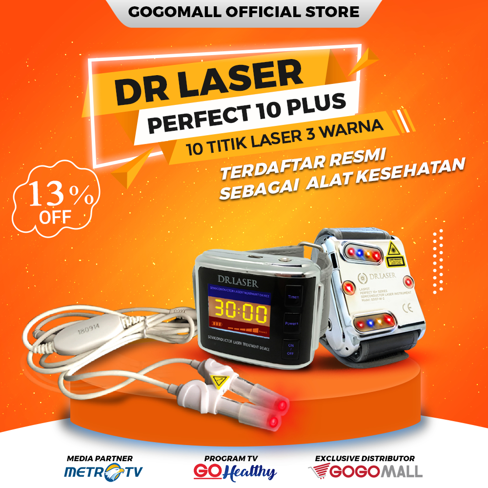 Jual DR LASER PERFECT 10 PLUS MEMBANTU PROSES PEMULIHAN STROKE ...