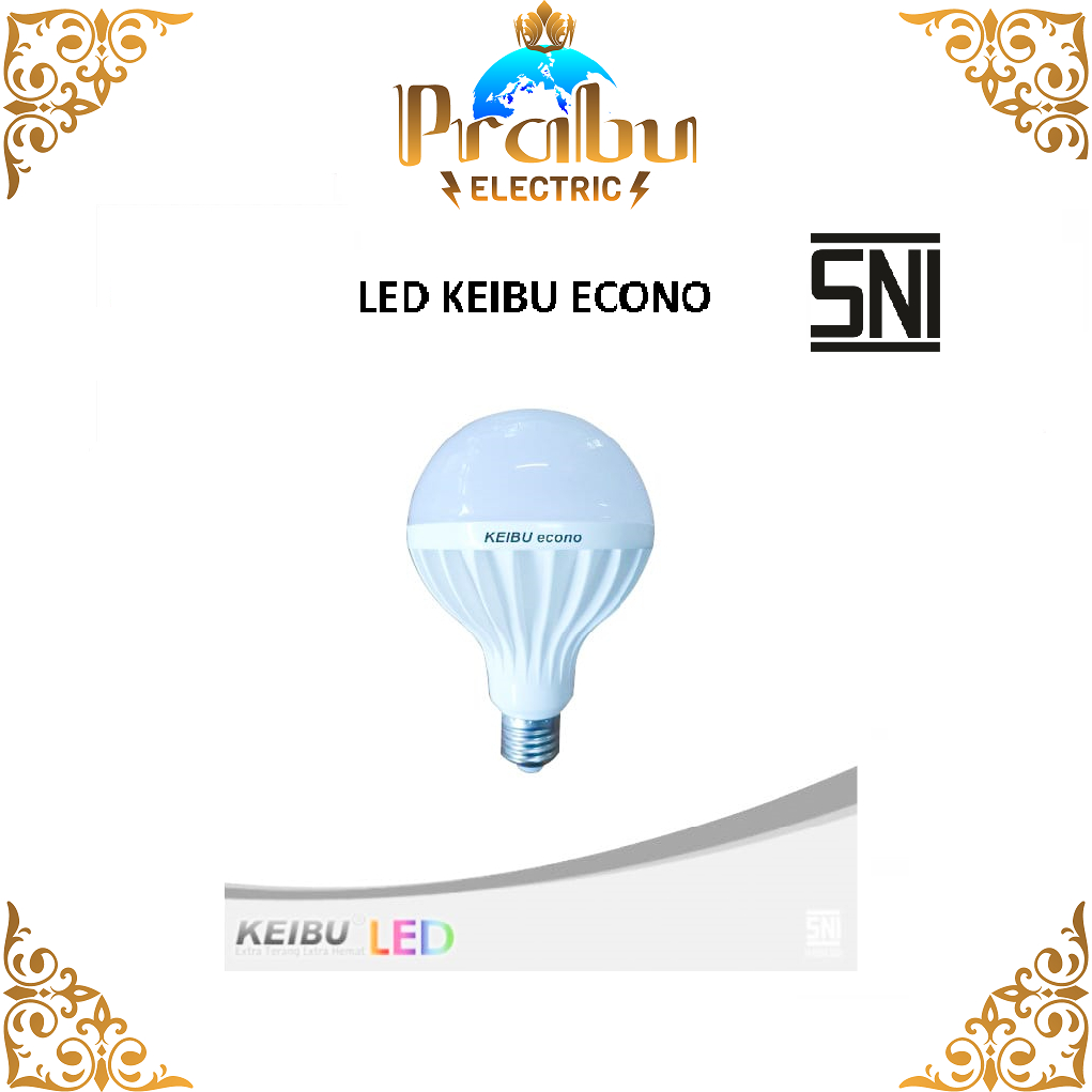 Jual Lampu LED ECONO KEIBU 3 Watt / 3W tipe E27 merk KEIBU Sinar Putih ...