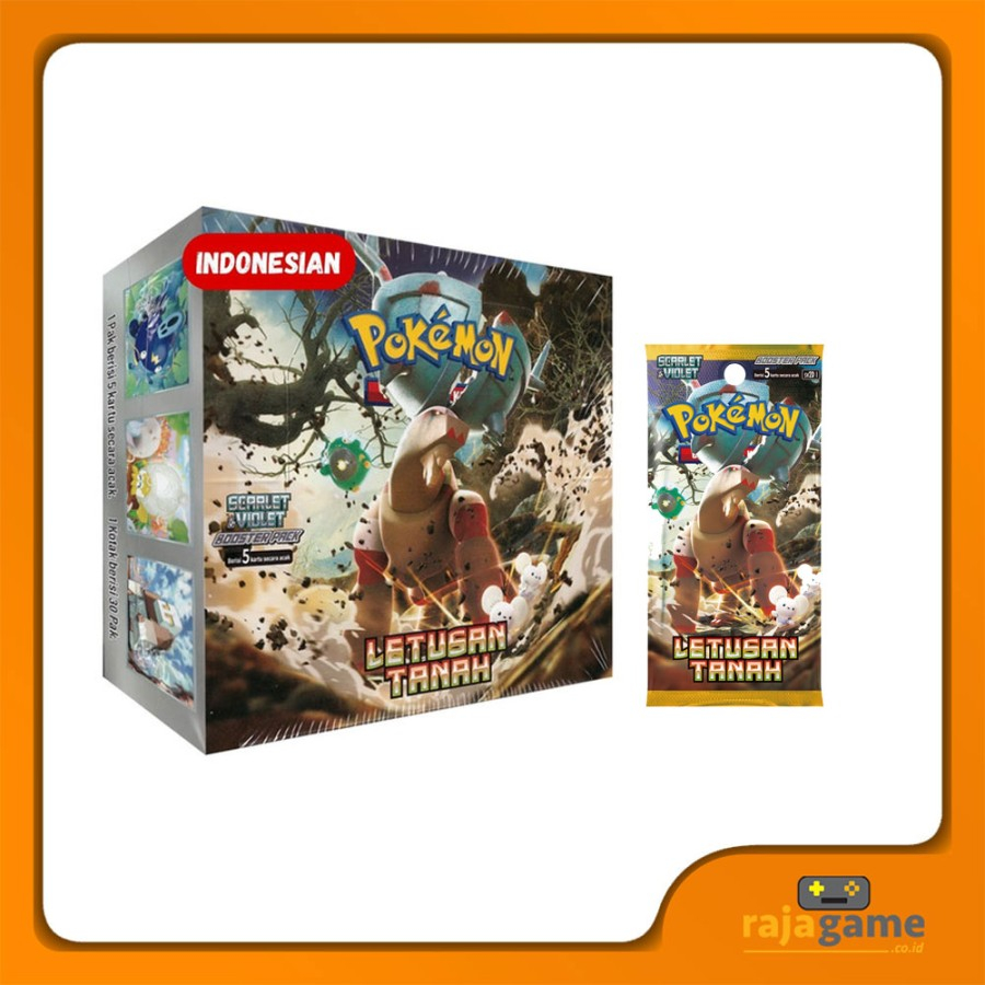 Jual Kartu Pokemon TCG Indonesia SV2D Letusan Tanah Booster Box Original | Shopee Indonesia