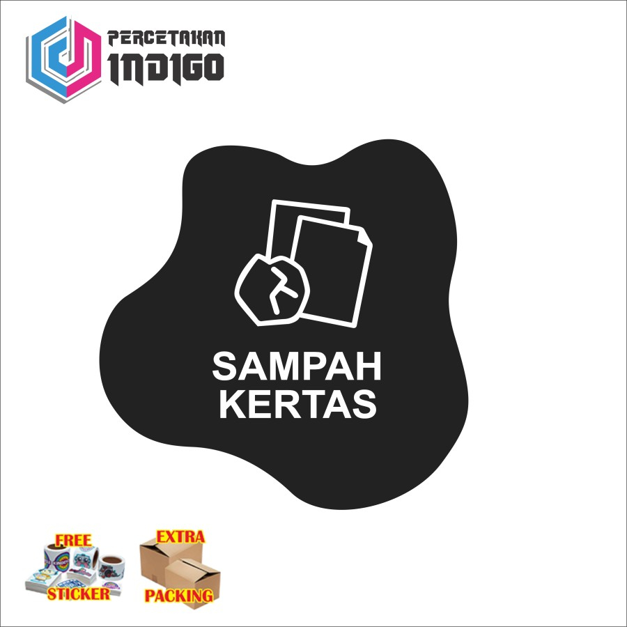 Jual sign papan akrilik acrylic sampah kertas | Shopee Indonesia