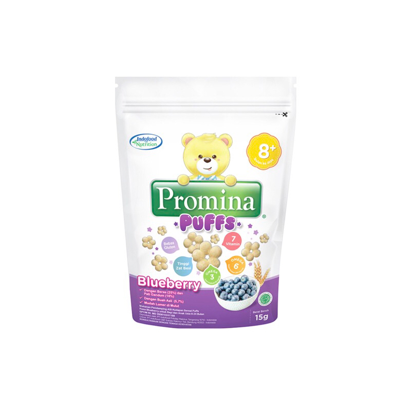 Jual Promina puffs rasa blueberry 15g | Shopee Indonesia