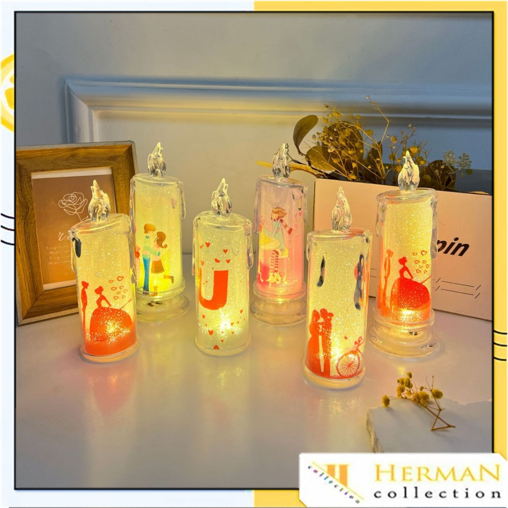 Jual HC Lilin Led Karakter Fallin in Love Lilin Mini Elektrik Lampu ...