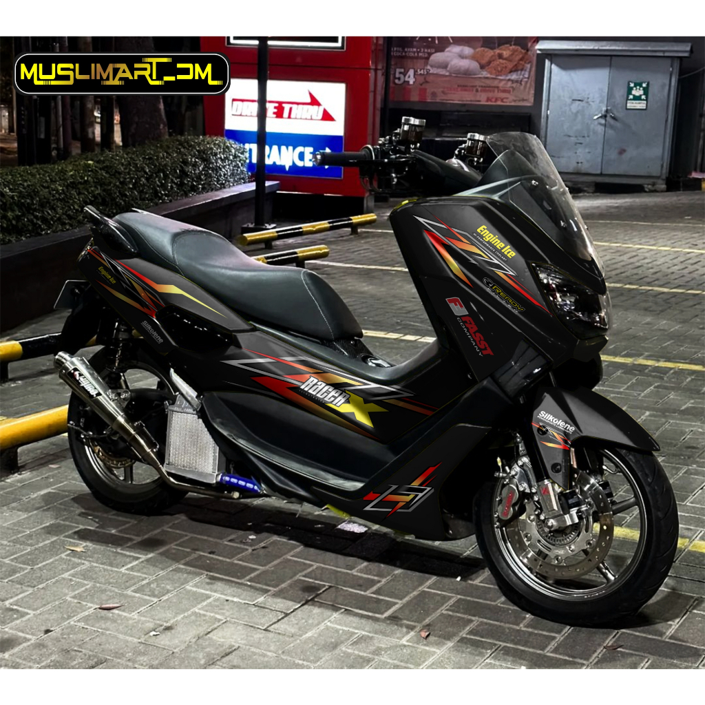 Jual decal nmax old full body variasi grafis racer X varian warna ...