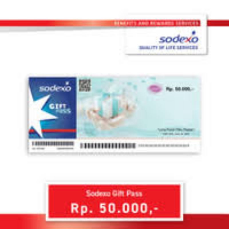 Jual Voucher SODEXO 50 Ribu | Shopee Indonesia