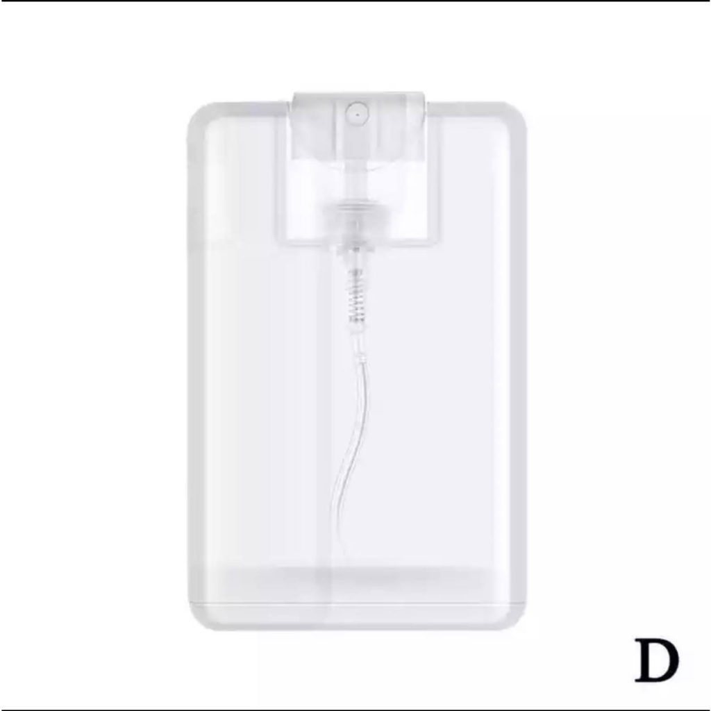 Jual Botol spray plastik poket 20ml pocket card kartu parfum ...