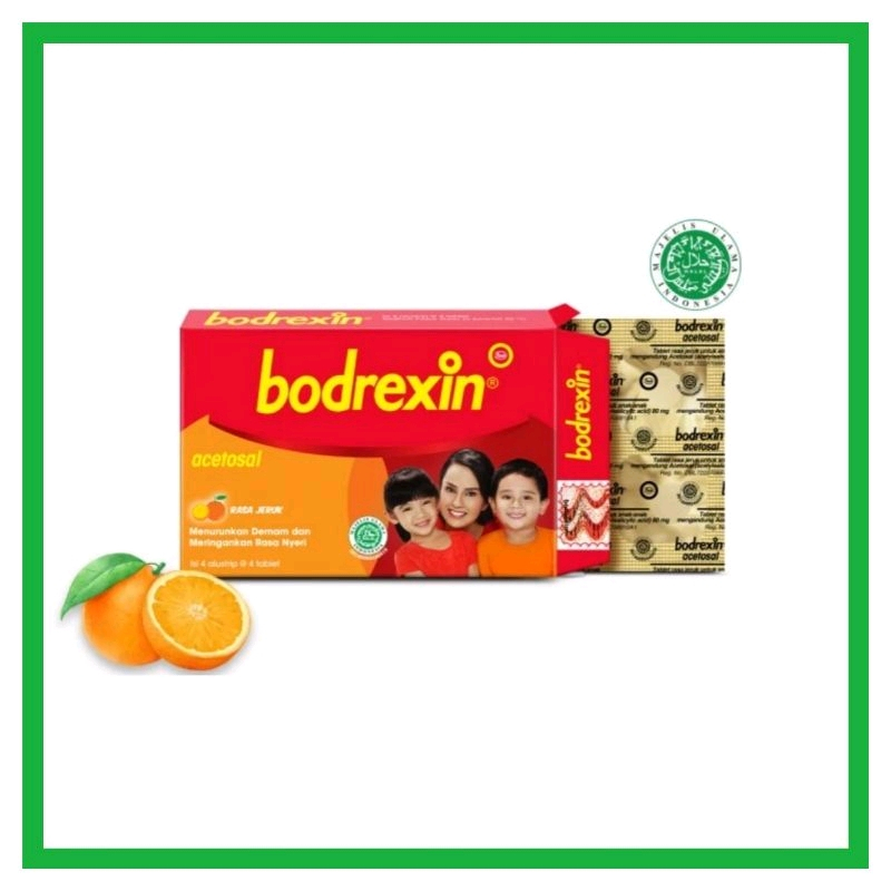 Jual BODREXIN 1 Box 4 Alustrip @ 4 Tablet | Shopee Indonesia