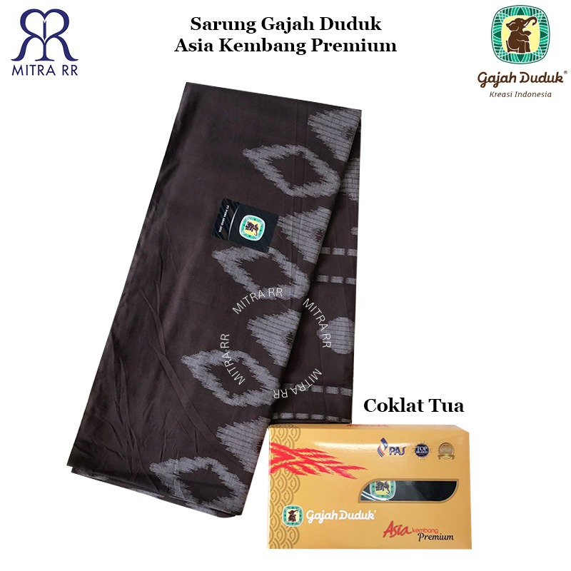 Jual Sarung Gajah Duduk Asia Kembang Premium | Sarung Tenun Dewasa ...