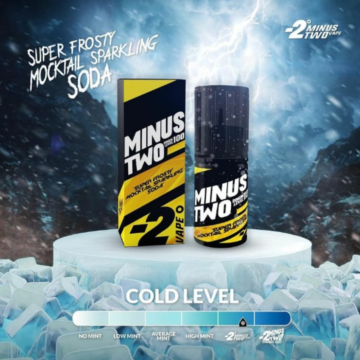 Jual Minus Two V2 Mocktail Sparkling Soda Salt Nic 30ML Pods Friendly VApe Liquid | Shopee Indonesia