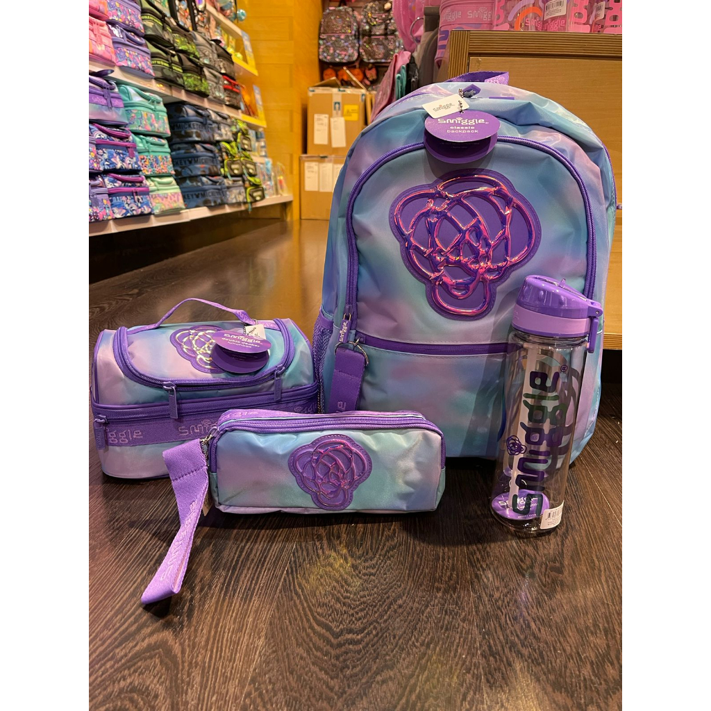 Jual SMIGGLE SMIGGLER III SET BACKPACK LILAC - SET TAS SMIGGLE | Shopee ...