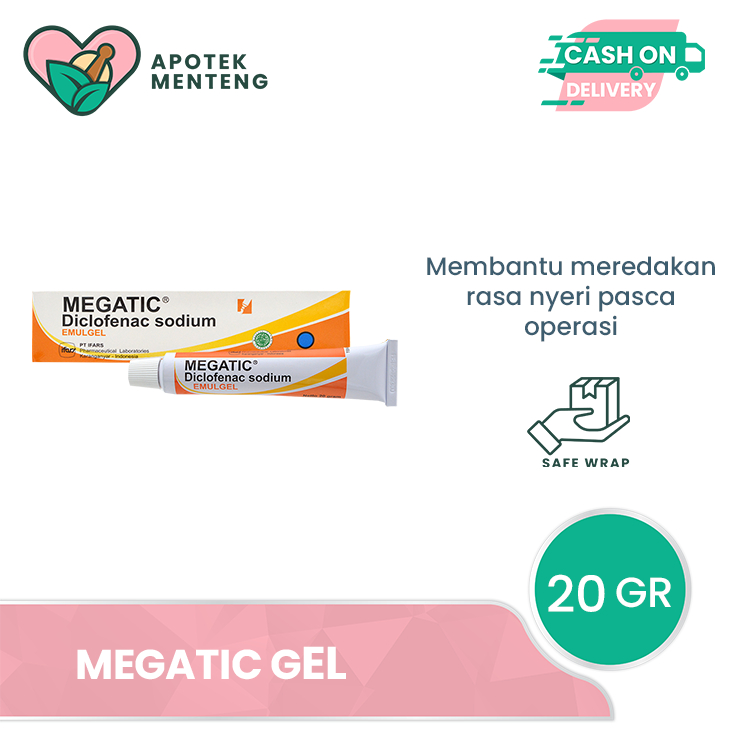 Jual Megatic Gel 20 gr - Gel Pereda Nyeri | Shopee Indonesia