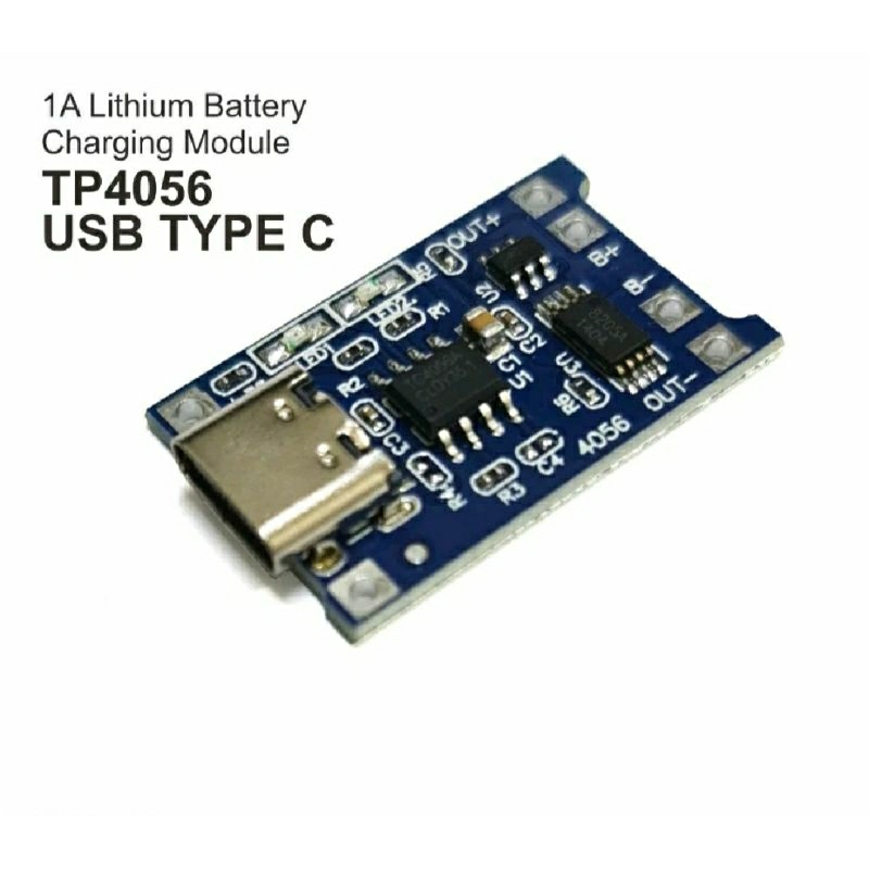 Jual modul cas baterai 18650 proteksi TP4056 5v ada micro USB dan tipe ...