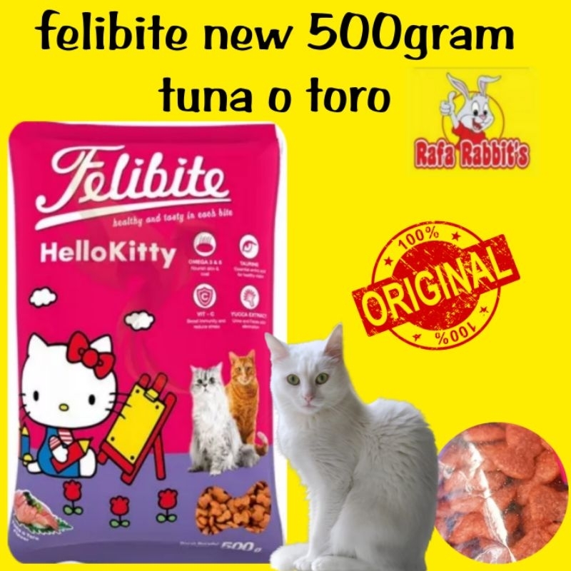 Jual Felibite 500gram tuna o toro purple makanan kucing kekinian ...