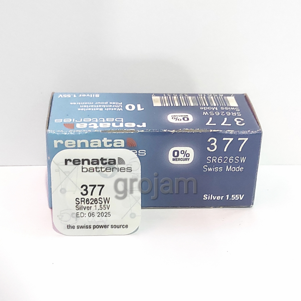 Jual RENATA SR626 RENATA 377 626 BATERAI RENATA SR626SW RENATA 377 364 ...