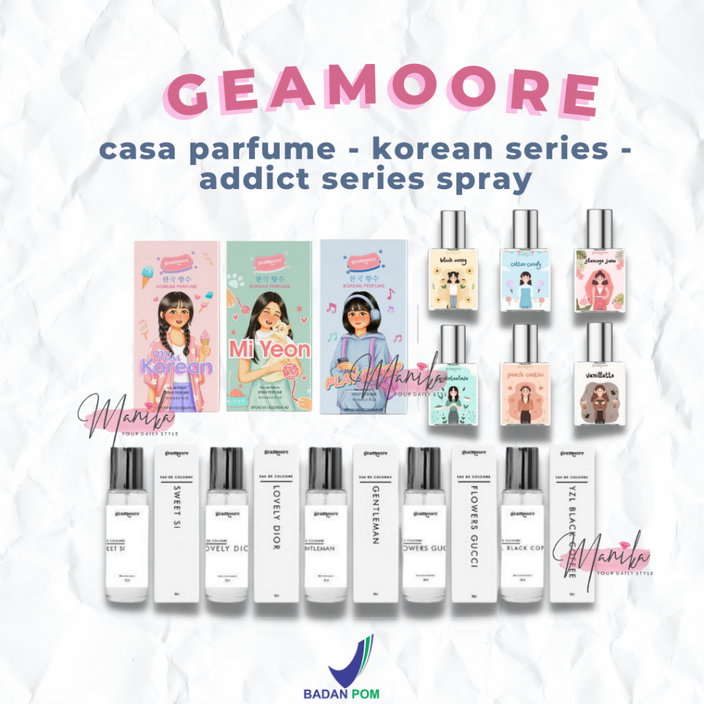 Jual Geamoore Spray Addicted Scents Series 15ML Korean parfume / Casa ...