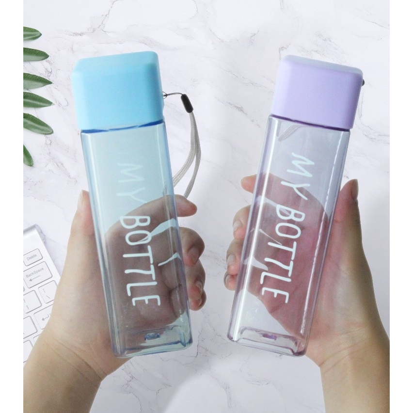 Jual My bottle kotak botol persegi 500ml BPA FREE | Shopee Indonesia