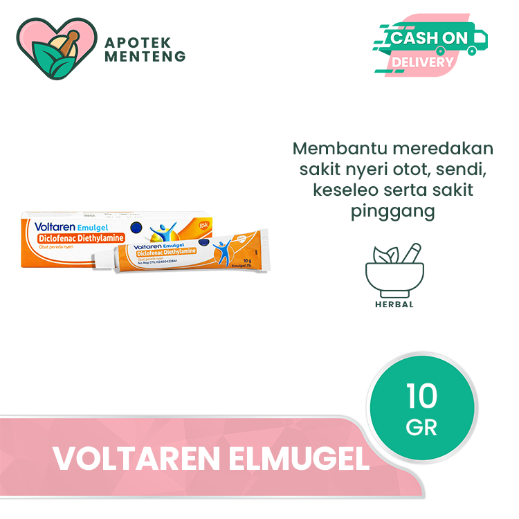 Jual Voltaren Emulgel 10 gr - Krim Pereda Nyeri Otot dan Keseleo | Shopee Indonesia