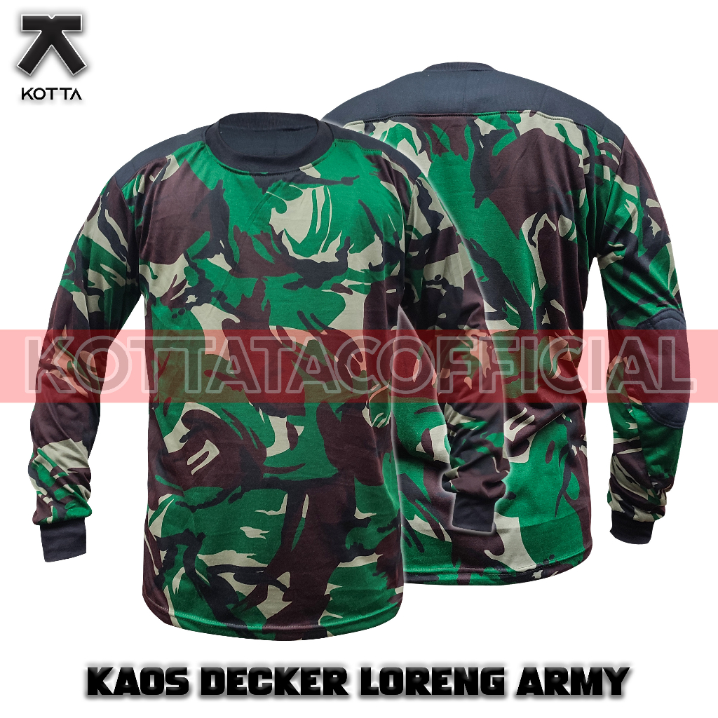 Jual KAOS DECKER BUSA LORENG TNI NKRI AU KOPASSUS DIGITAL MARPAT GURUN LENGAN PANJANG ARMY ...